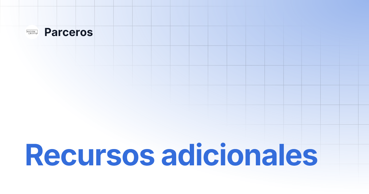 Recursos adicionales | Parceros